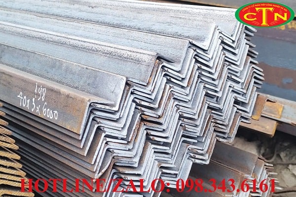 Thép V 40 x 40 x 3 x 6m