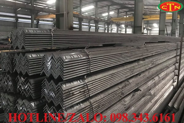 Thép V 75 x 75 x 7 x 12m